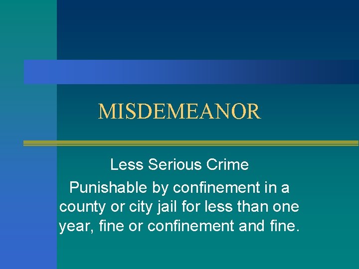 How are Crimes Classified Business Crimes Chapter 3