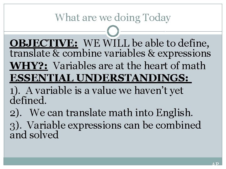 92817 Combining Variable Expressions DO NOW Combining Unlike
