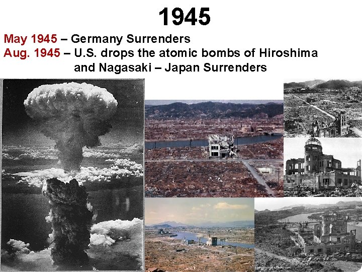 World War II The End of World War