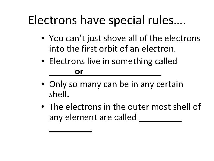 Atomic Models The Bohr Model Adapted from G