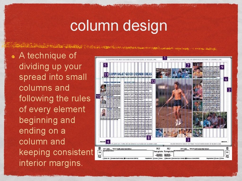 Yearbook Vocabulary SVMS Yearbook Pica A graphical measurement