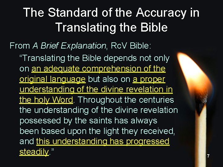 Recovery Version Bible Introduction Series Special Topic 1