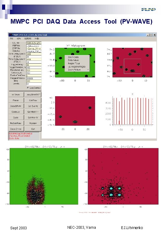 Visualization and Data Treatment Software Based on PVWAVE