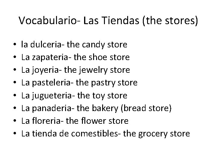 Captulo 9 Vamos de Compras Ch 9 1