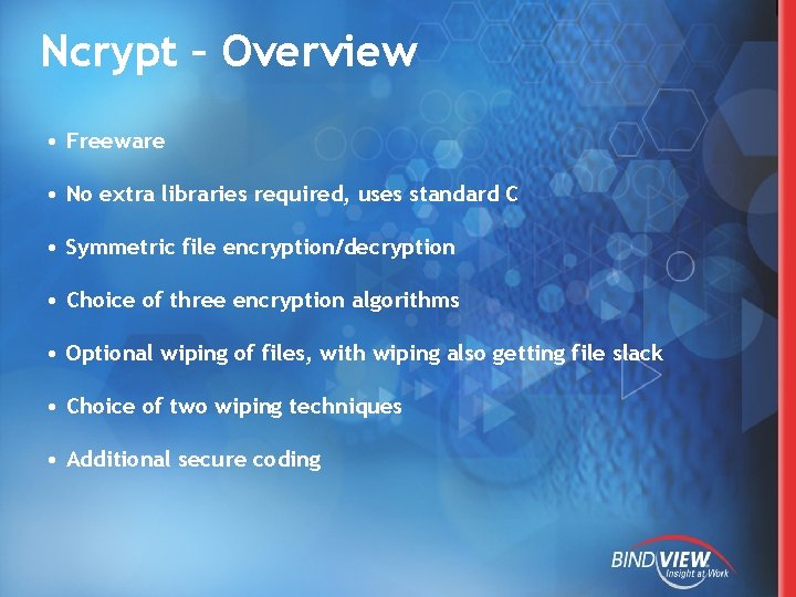 Covering Your Tracks Ncrypt and Ncovert Simple Nomad
