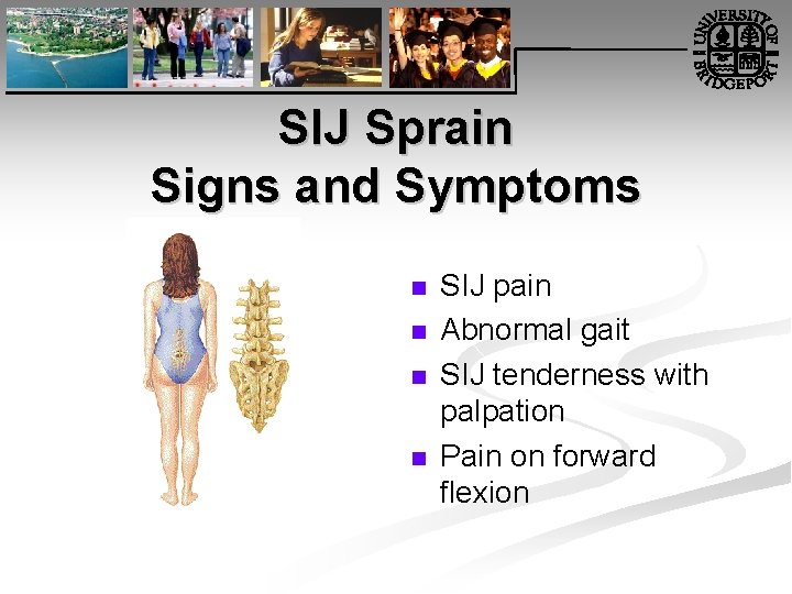 Sacroiliac Orthopaedic Tests Orthopedics DX 611 James J