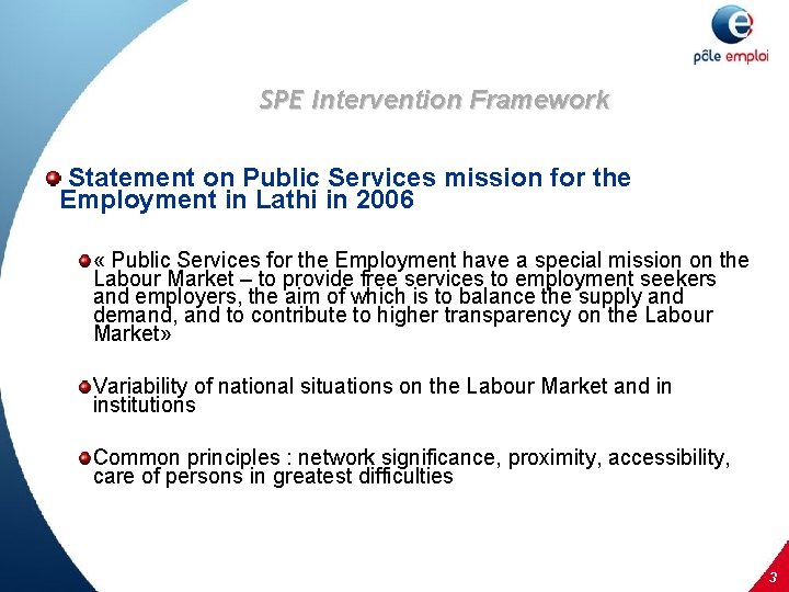 Benefits of Public Services for the Employment in