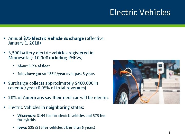 Vehicle Registration Funding Methods Josh KnatterudHubinger Mn DOT