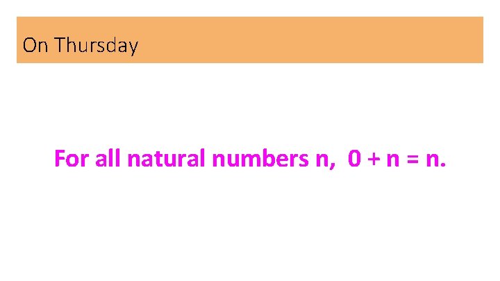 What is a natural number Natural Numbers 0