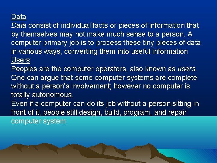 BASICS OF THE COMPUTER SYSTEM By Amandeep Kaur