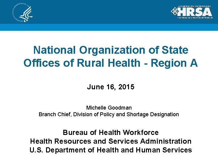 National Organization of State Offices of Rural Health