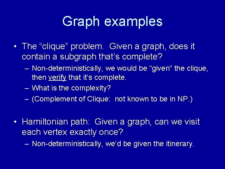 CS 461 Nov 18 Section 7 1 Overview
