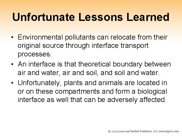 Chapter 5 Environmental Pollutants and Their Fate Pollutants