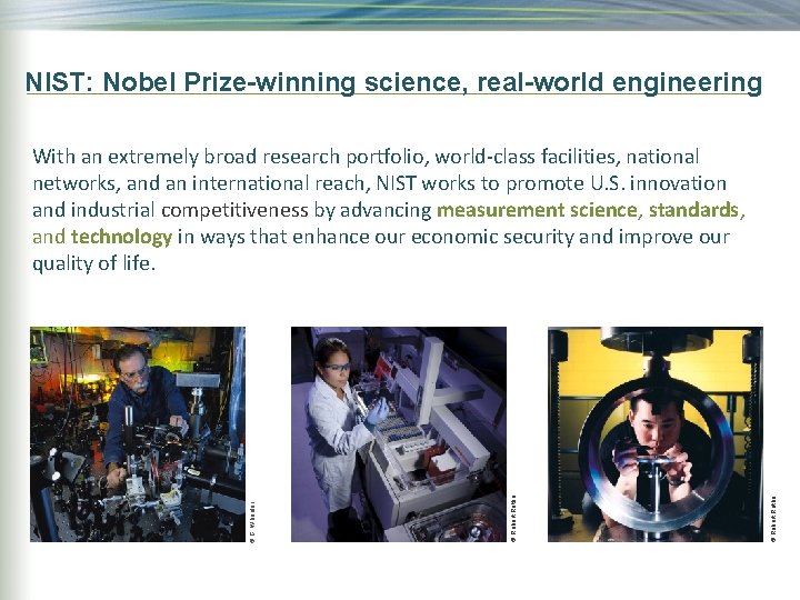 Introduction to NIST and International Metrology The History