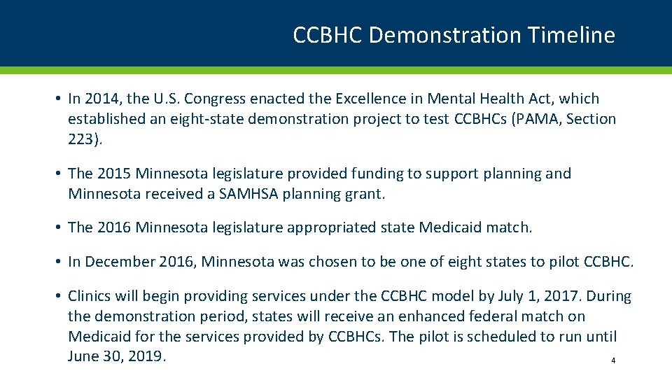 Implementing CCBHC Implementation guidance for Certified Community ...