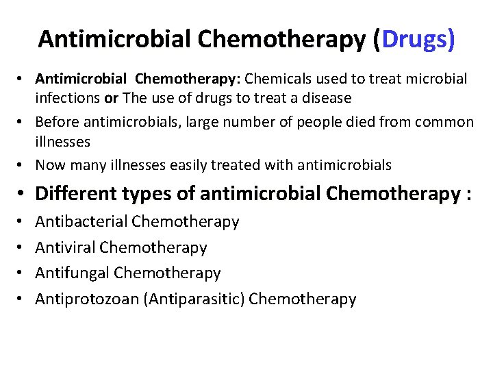 Lecture 1 Antimicrobial Chemotherapy Introduction Dr Abeer ElSherbiny