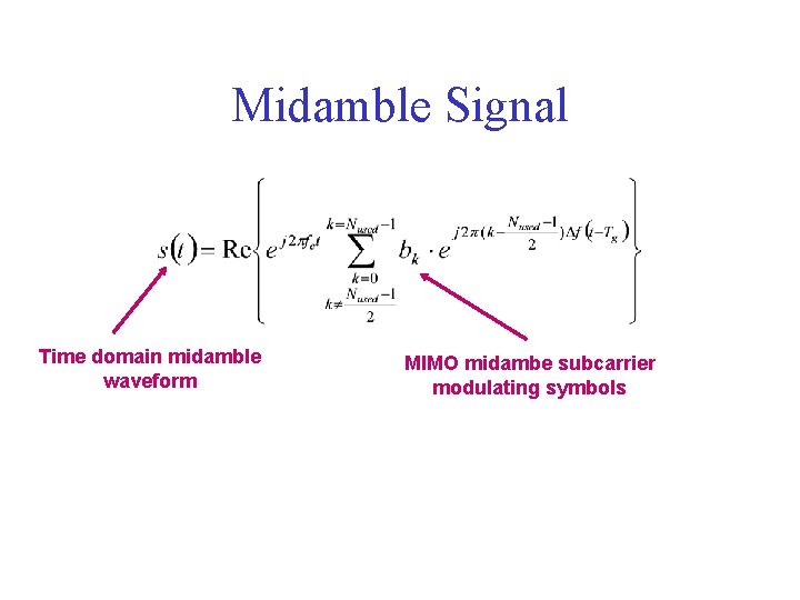 MIMO midamble sequence proposal AWD15 3 5 IEEE