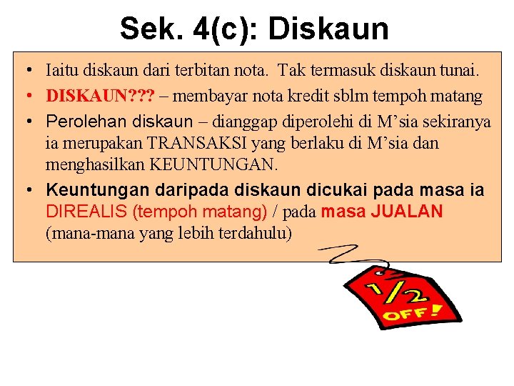 CUKAI ATAS LAINLAIN PENDAPATAN Seksyen 4 ACP 1967