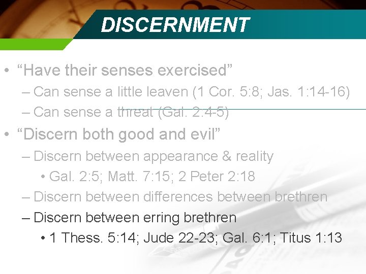 Company LOGO 1 Corinthians 14 20 MARKS OF