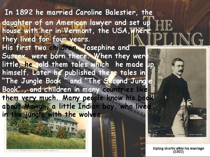 English Literature Project Work composed by the students