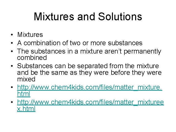 Changing States of Matter Physical changea change in