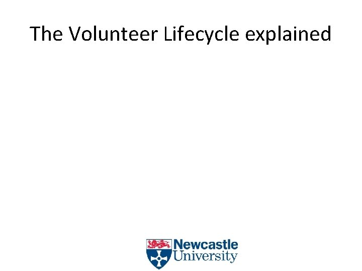 Relationship Marketing RM and The Volunteer Life Cycle