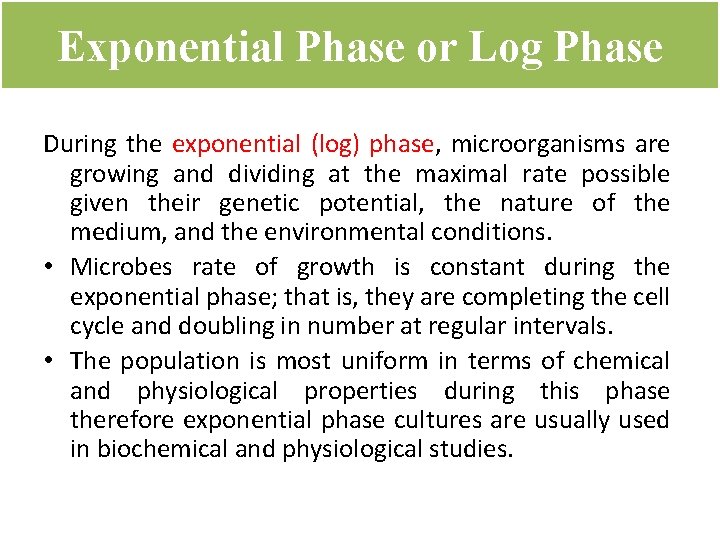 Unit 1 Microbial Growth and Effect of Environment