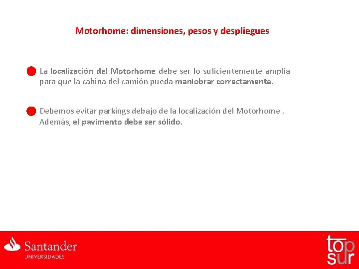 Motorhome 2015 ndice Motorhome dimensiones pesos y despliegues