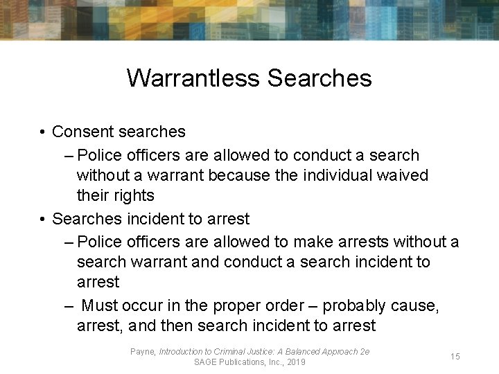 Chapter 8 Issues in Policing Learning Objectives After