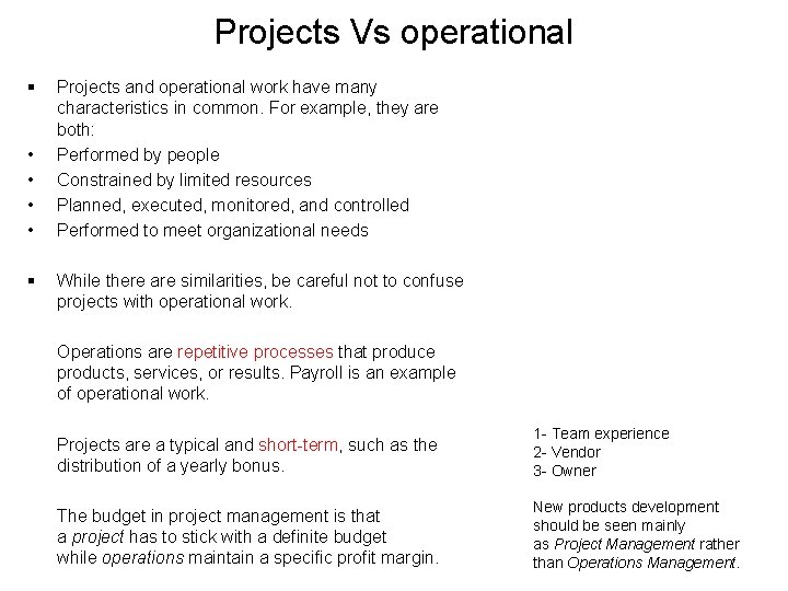 Project Management Framework and Initiating the Project Objectives
