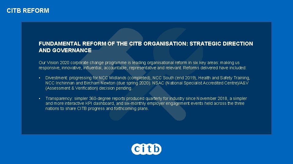 CONSTRUCTING A BETTER BRITAIN PRIORITIES FOR INDUSTRY CAREERS