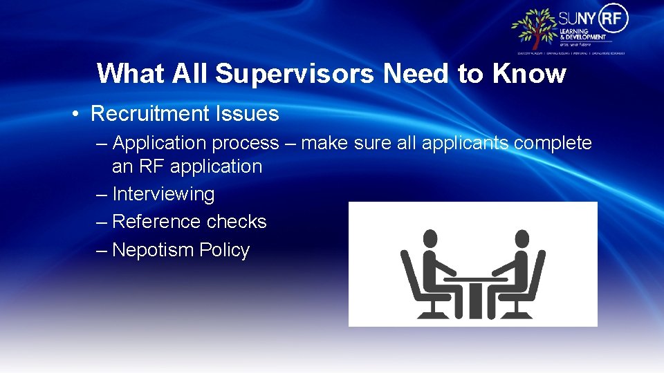 What All Supervisors Need to Know Management Training