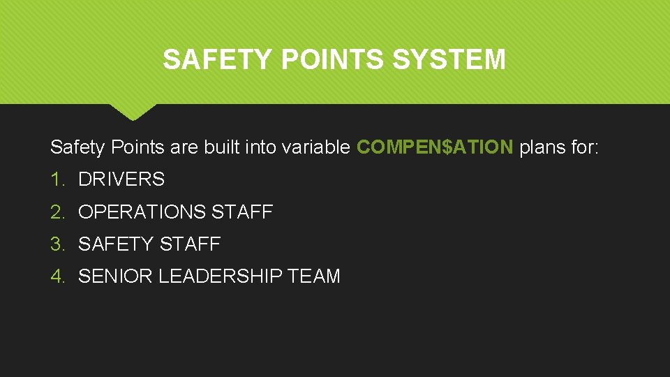 Henderson Trucking TC01 BEST IDEA October 2019 SAFETY