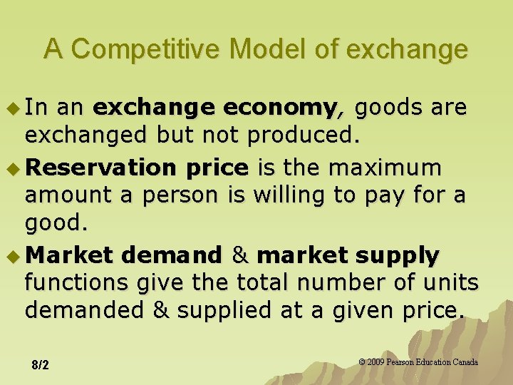 Chapter 8 Theory of Perfect Competition 81 2009