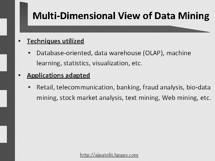 Data Warehousing and Data Mining Prepared By Amit