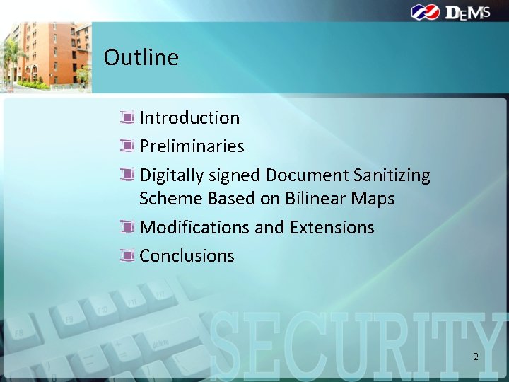 Digitally Signed Document Sanitizing Scheme Based on Bilinear