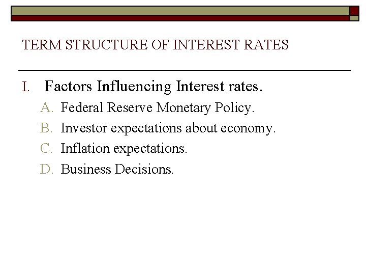 Unit 7 Chapter 10 Bond Prices and Yields