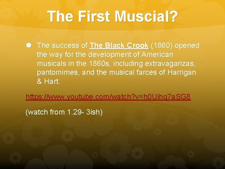 Americas Musical Pioneers 1700s Showboat 1700s The ancient