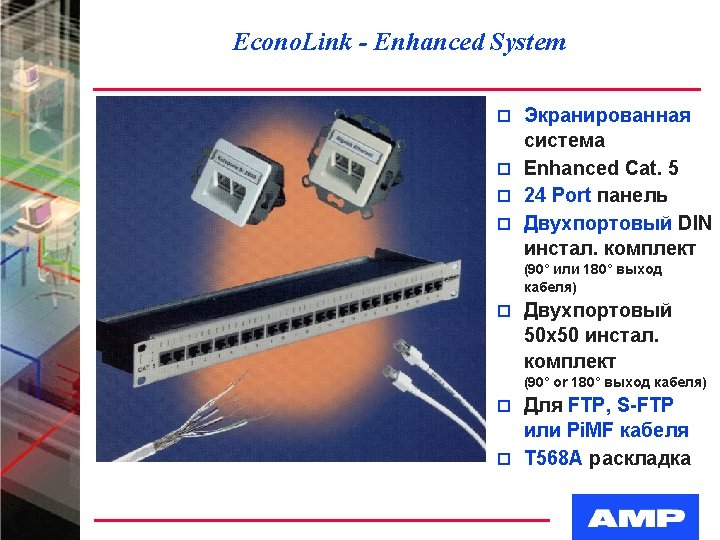 AMP NETCONNECT Cabling Systems Econo Link System Cat