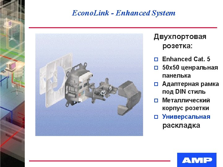 AMP NETCONNECT Cabling Systems Econo Link System Cat