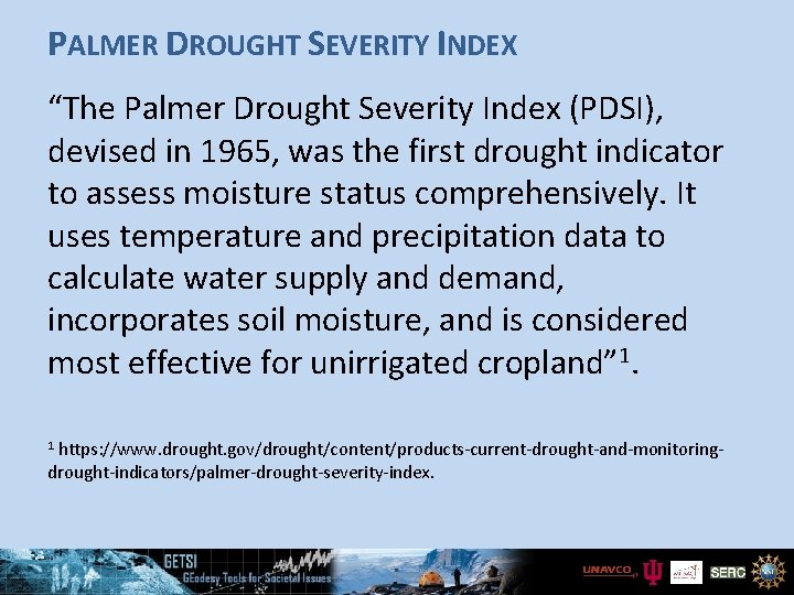 MEASURING WATER RESOURCES Unit 4 Water budget assessment