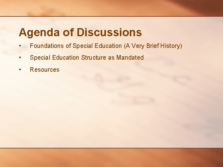 Special Education IDEA 2004 A Presentation Made to