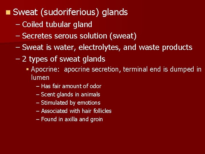 Body Membranes and Integumentary System n Body Membranes