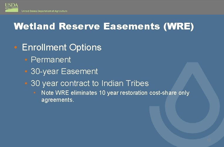2014 Farm Bill Easements Agricultural Conservation Easement Program
