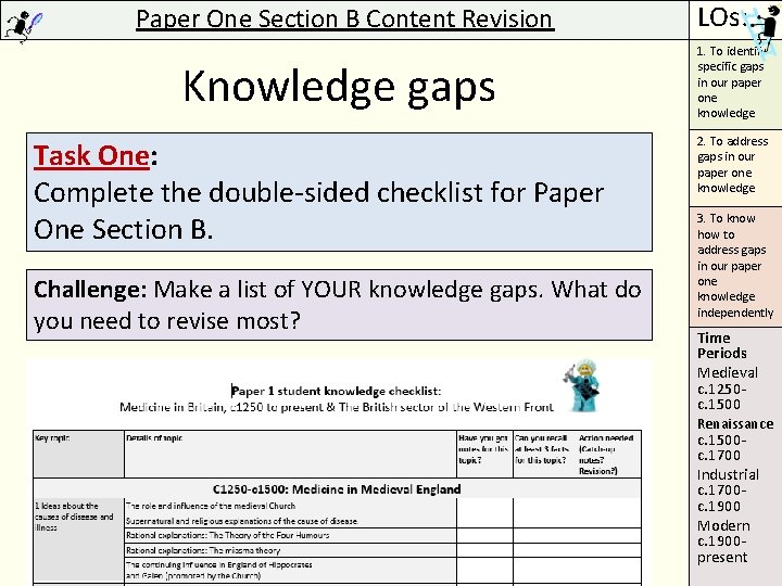 Paper One Section B Content Revision Correct in