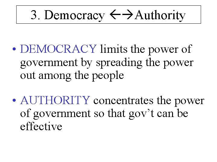 The Problem of Government 1 Government Power 2