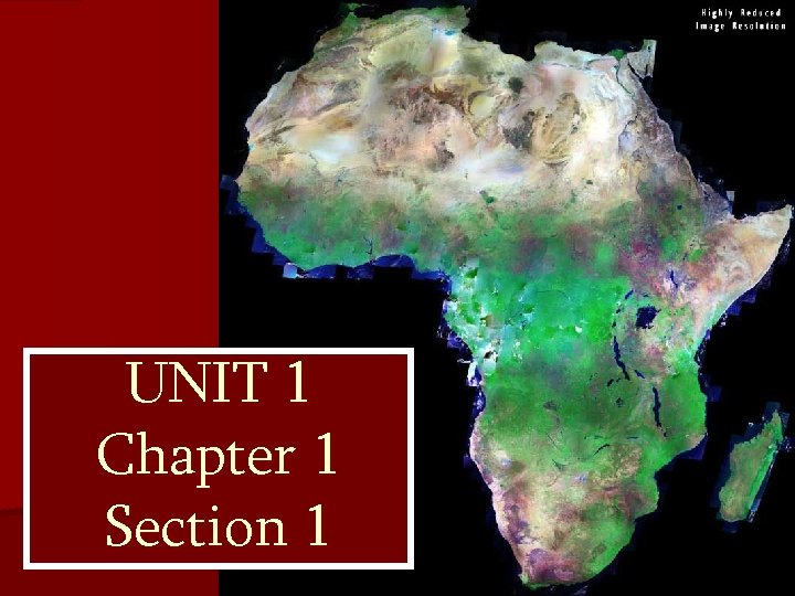 UNIT 1 Chapter 1 Section 1 PURPOSE n