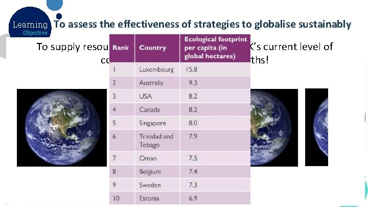 What are the consequences of globalisation for global