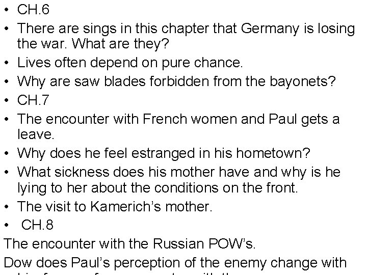 Im Westen Nichts Neues Who is Paul Bumer