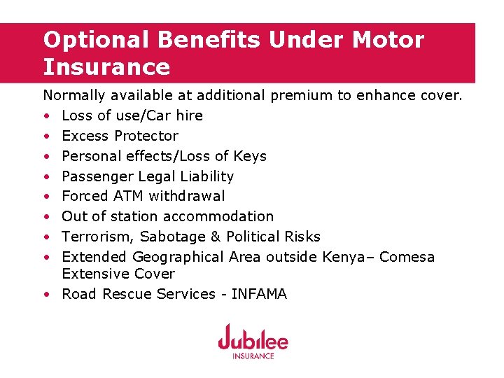 MOTOR INSURANCE July 17 2017 Introduction Motor Insurance
